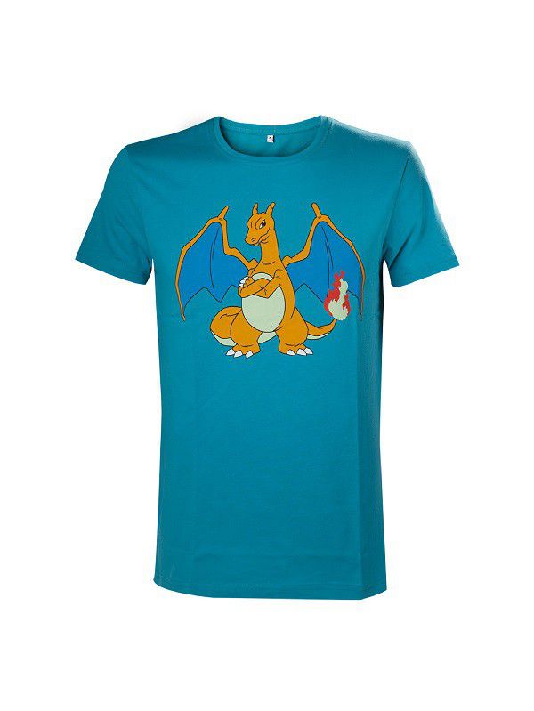 Pokémon Charizard Turquoise T-Shirt | Offizielles Pokémon-Merch ...