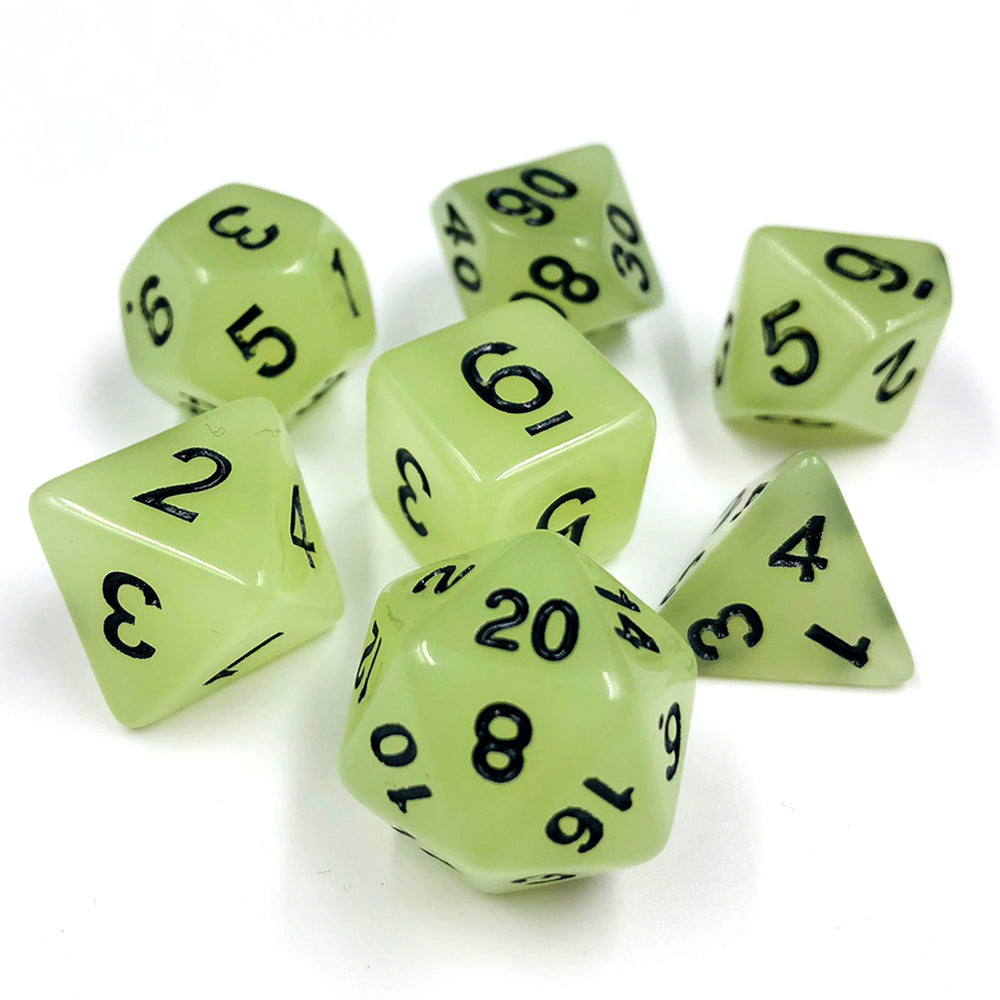 Pen&Paper Glow in the Dark Würfel Set – Lootchest Store